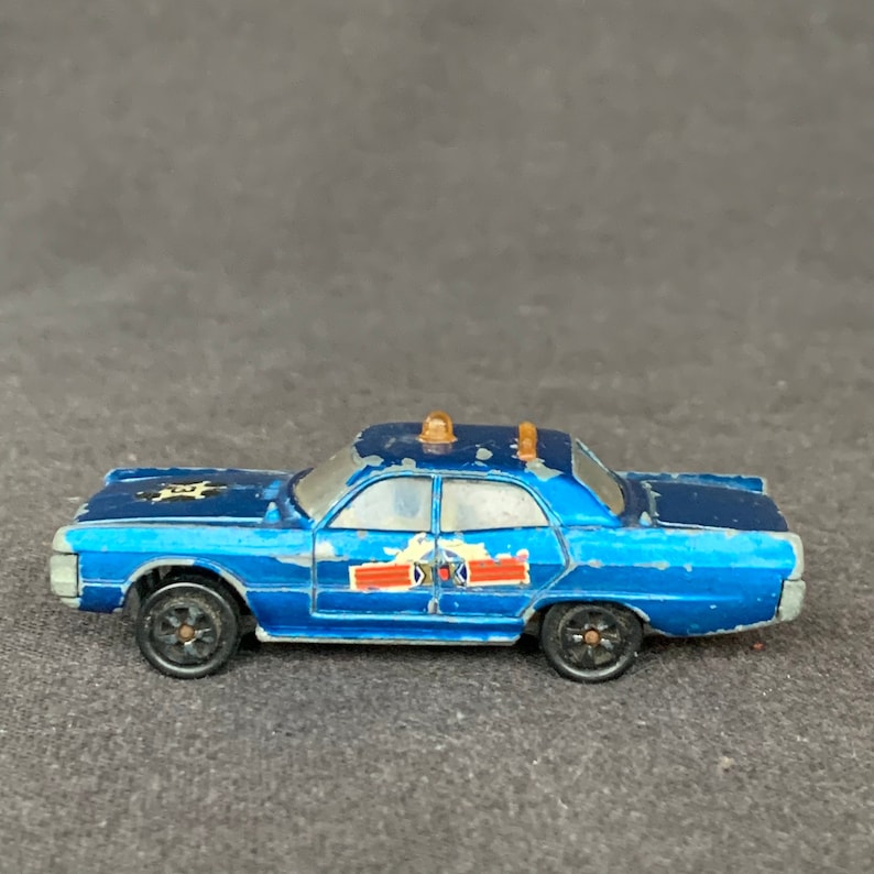 Vintage Majorette Plymouth Fury Police Car. Retro Childhood Collectible ...