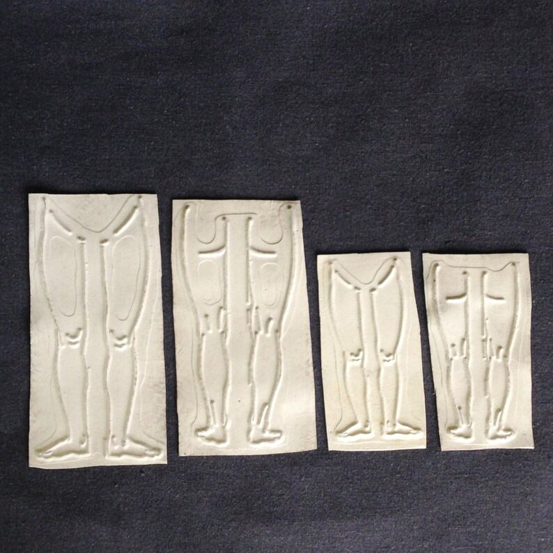 Vintage Front and Back Legs Soft Rubber Stamp. Large or Small - Etsy