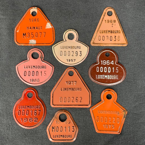 Bike Identification Vintage Numbered Plate. Pick Year 1957 | Etsy