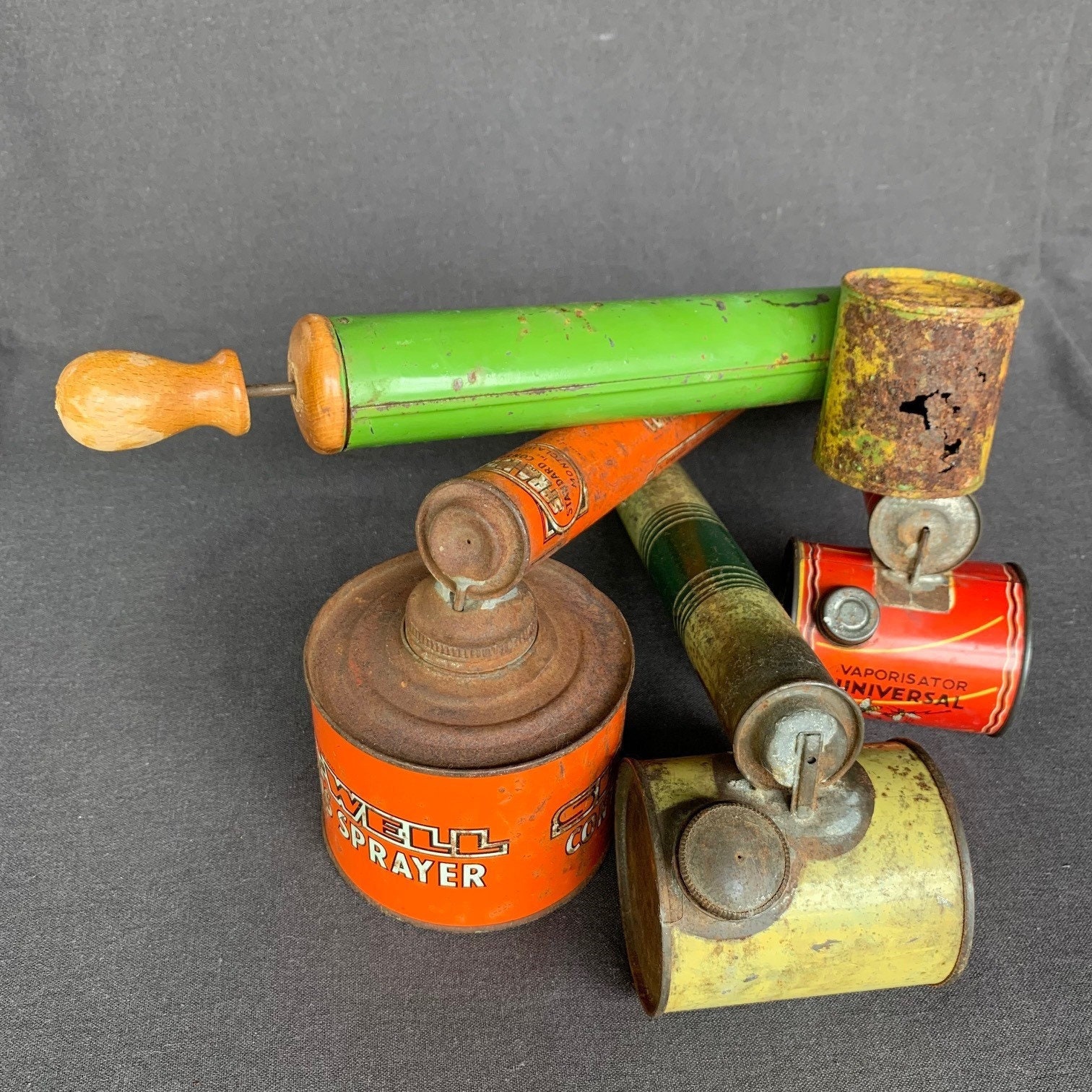 Vintage Insecticide Sprayer Instant Collection of 4. Retro Rescued Fly ...