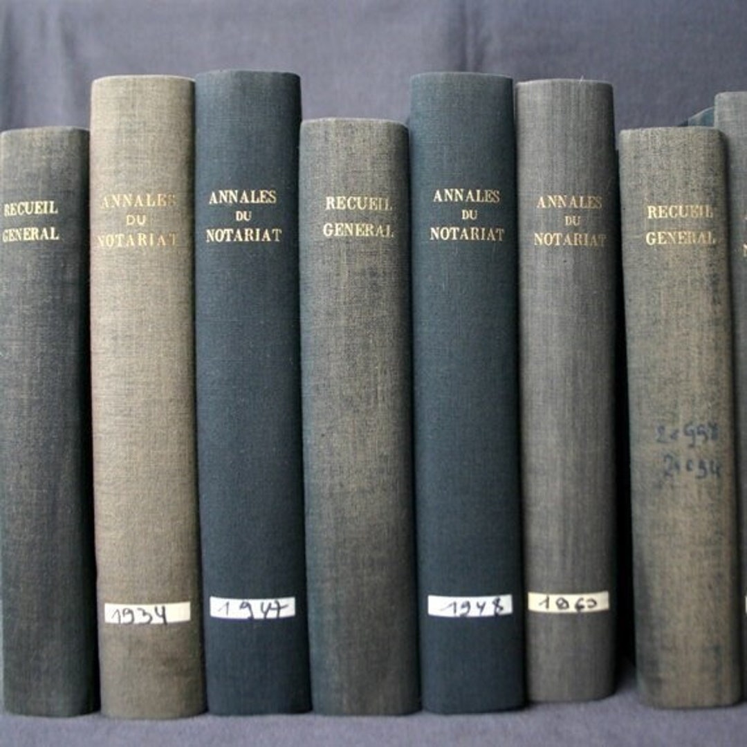 Antique Rescued Notarial Records Book. Vintage Album Binding to Upcycle ...