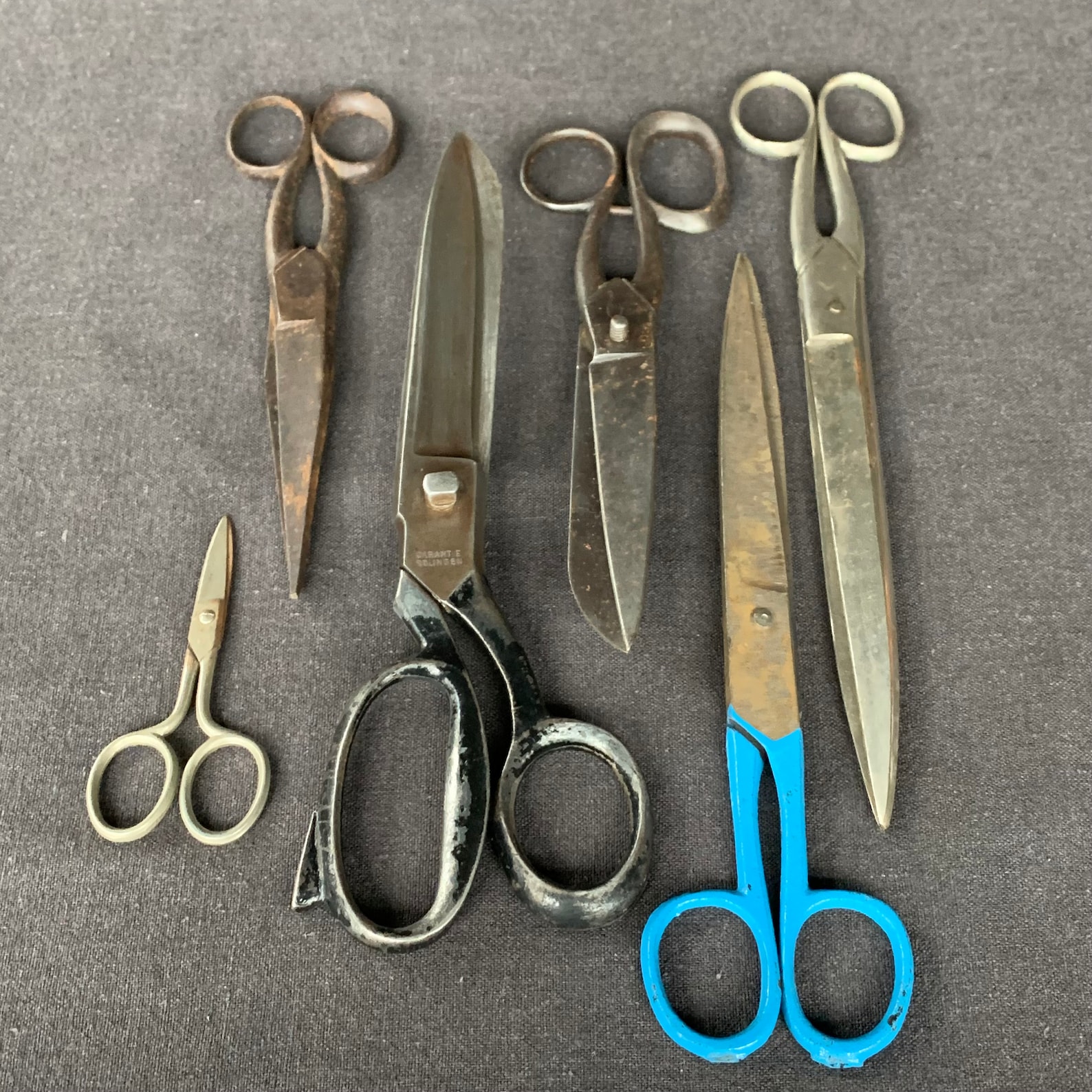 Vintage Scissors Instant Collection of 6 Pairs. Retro Office - Etsy