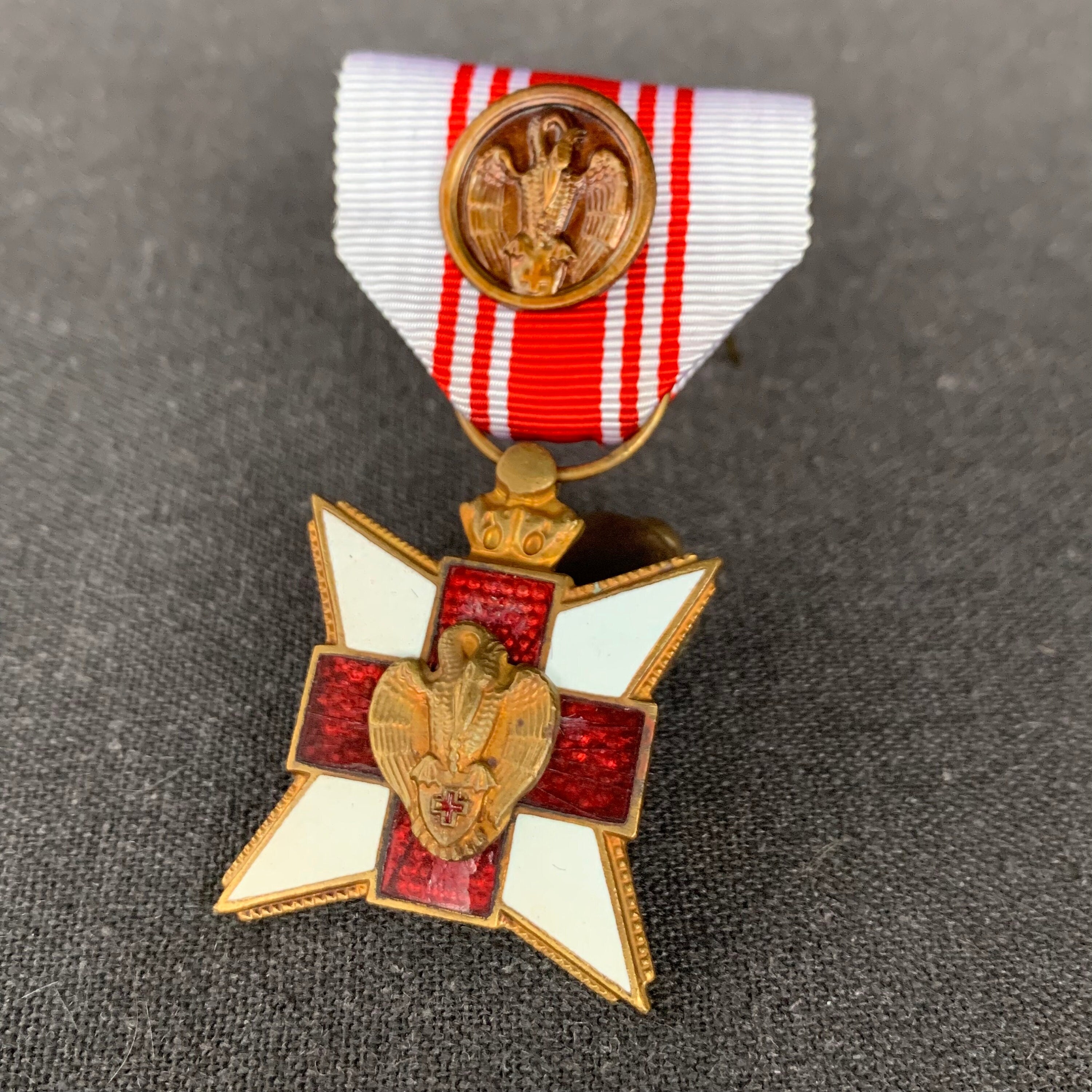 Vintage Seventies Red Cross Reward Medal. Helper Memorabilia Award ...