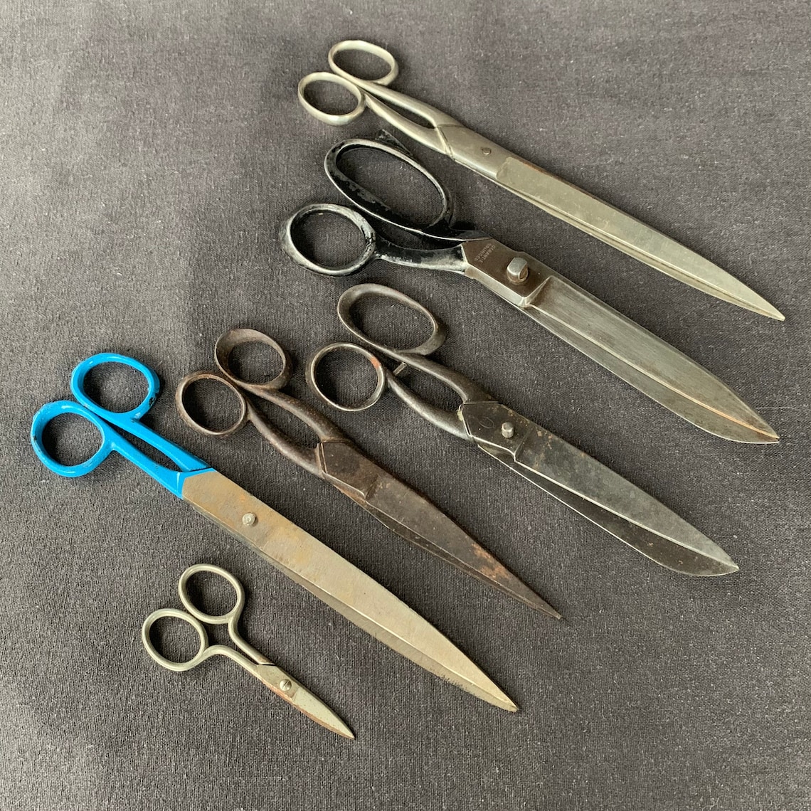 Vintage Scissors Instant Collection of 6 Pairs. Retro Office - Etsy