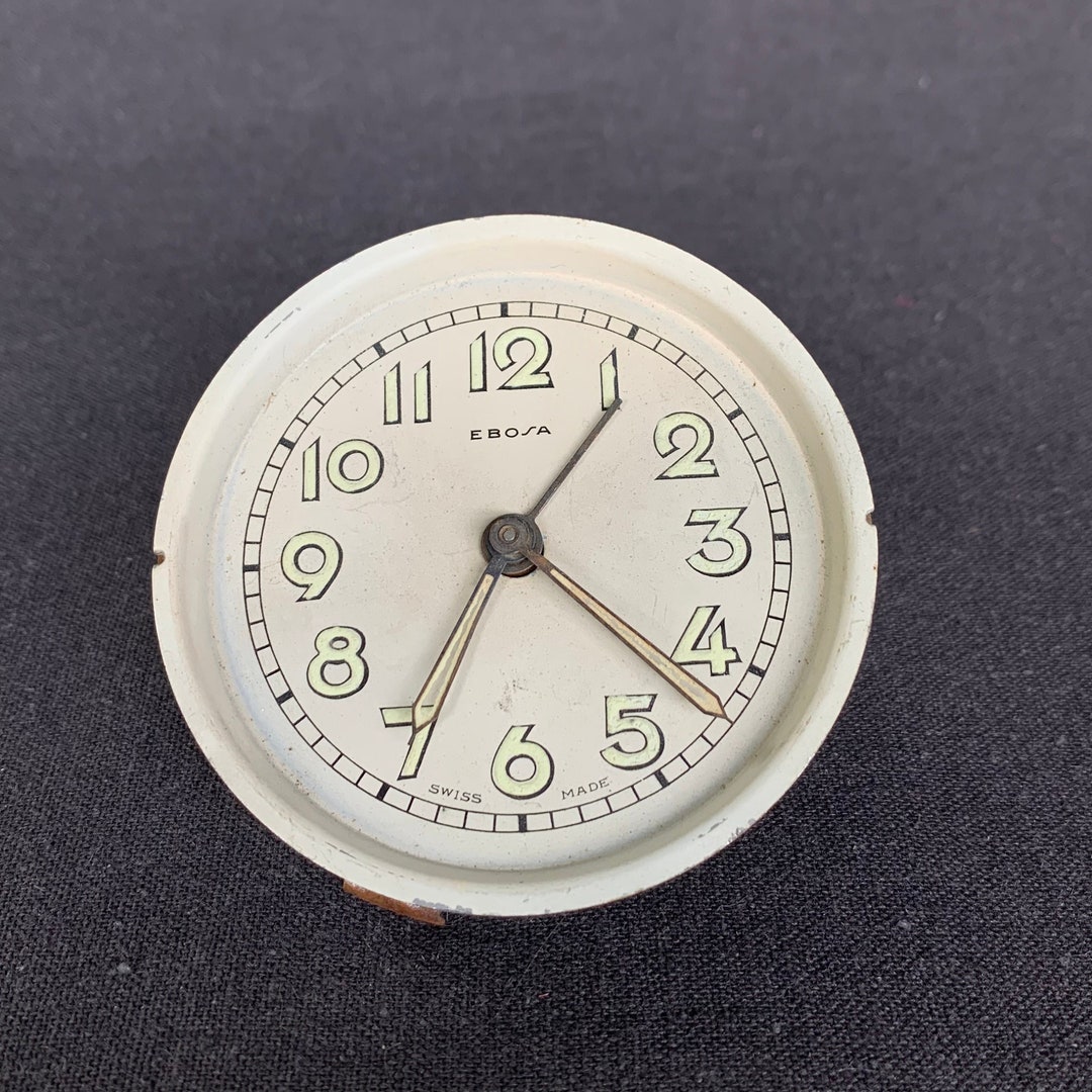 Antique Clock Dial and Used Mechanism. Clockmaker Rescued Parts for ...