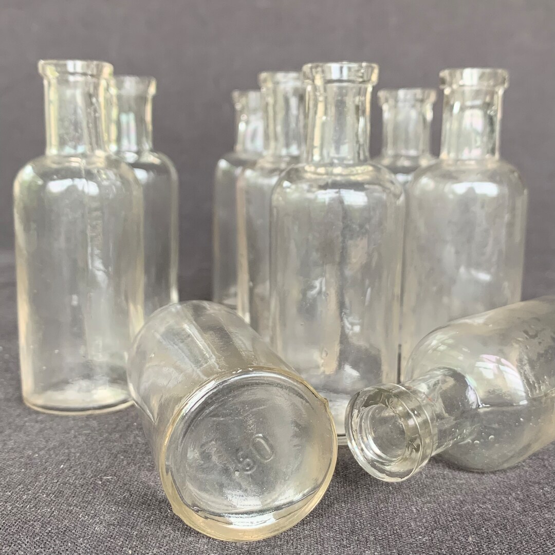 Vintage Laboratory Glass Bottles Magical Potion. Rescued Kitchen ...