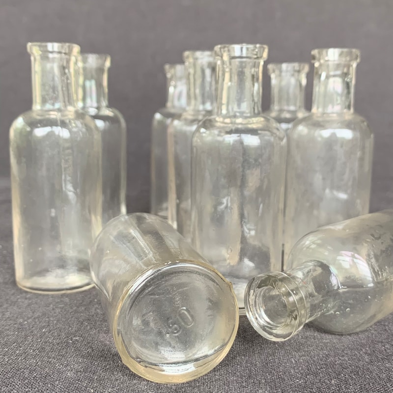 Vintage Glass Vials - Etsy