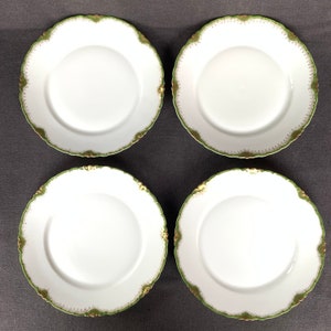 Vintage Rosenthal Dessert Plates Set of 4. Versailles Bavaria Green and ...