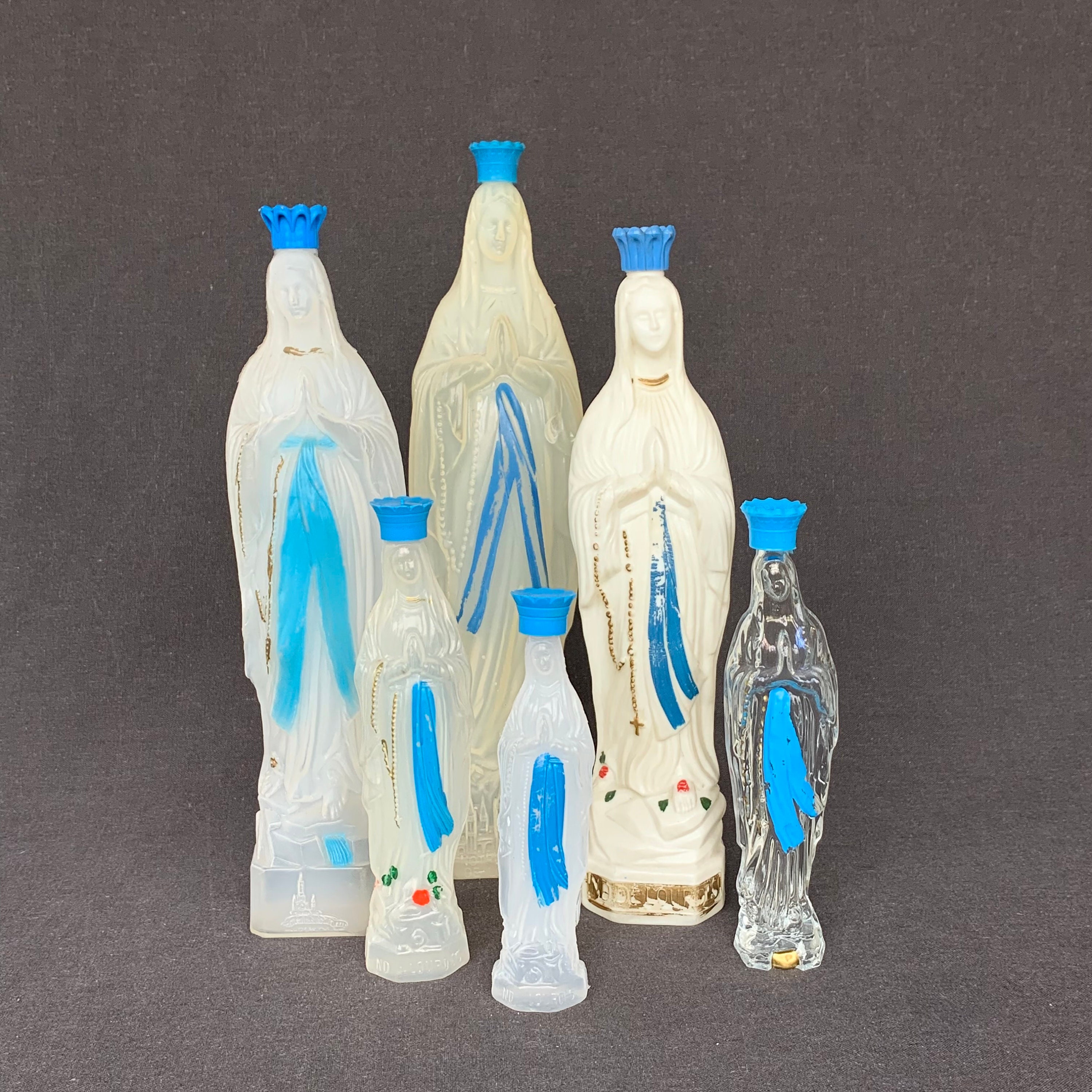 The French Holy Water Virgin Bottles Instant Collection of - Etsy