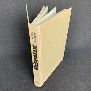 Vintage Birds French Reference Book. Beautiful Retro Color Drawn ...