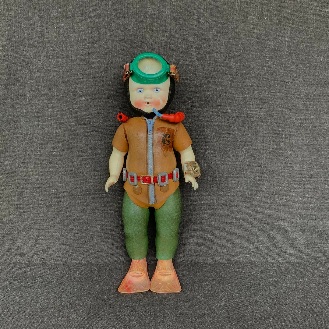 Vintage Rondine Cressi Sub Diver Doll. Retro Promotional Advertising ...