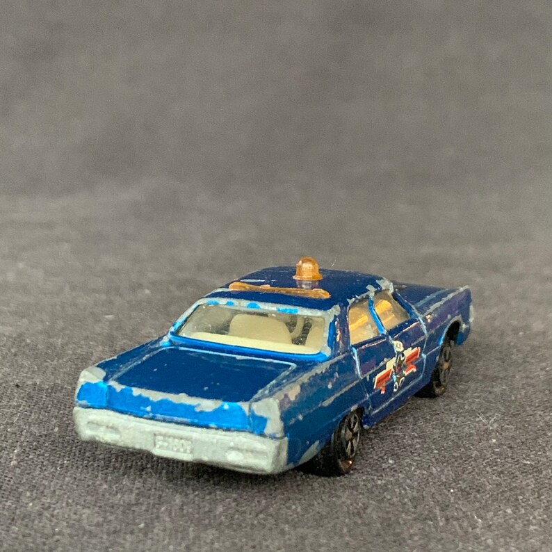 Vintage Majorette Plymouth Fury Police Car. Retro Childhood Collectible ...