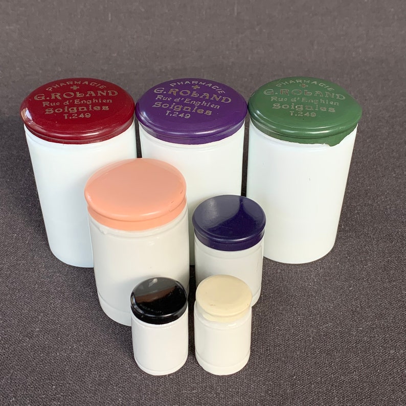 Vintage Pharmacy Porcelain Containers. Laboratory Scientist - Etsy