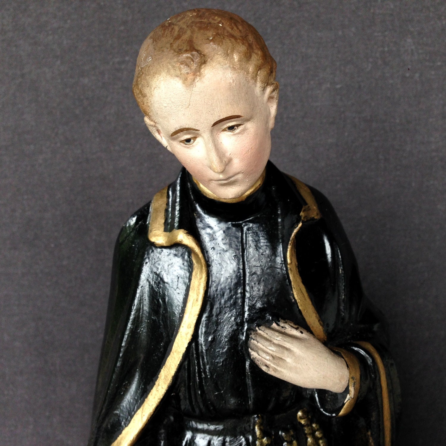 Large Vintage Saint With Child Angel Religious Statue. French - Etsy
