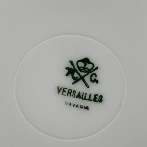 Vintage Rosenthal Dessert Plates Set of 4. Versailles Bavaria Green and ...