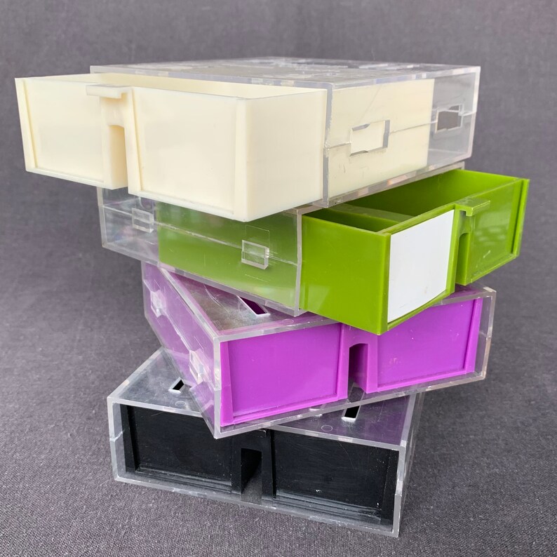 Vintage Plastic Drawer Storage Cabinet Branded Panter Cigars Holland ...