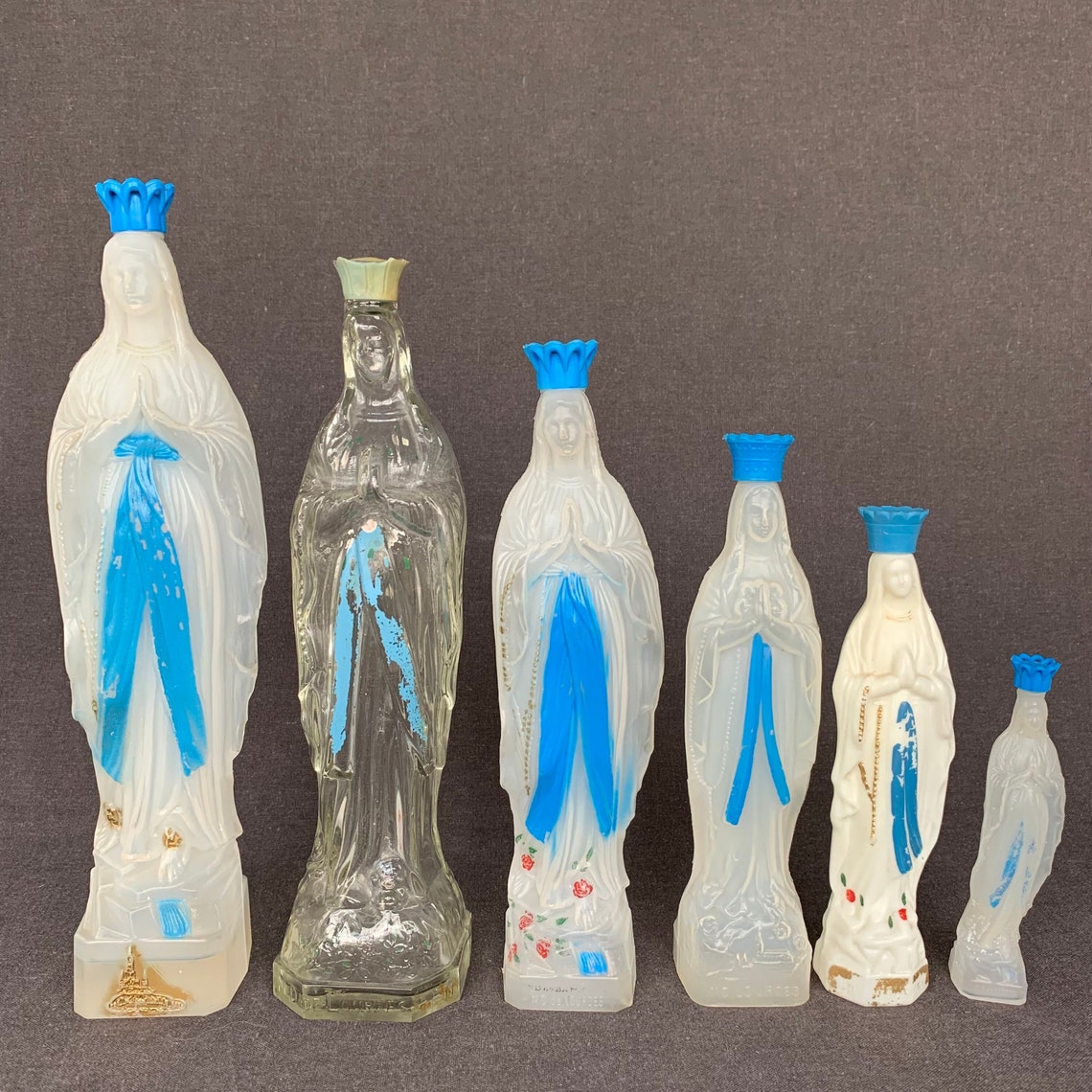 The French Holy Water Virgins Bottle Instant Collection of - Etsy