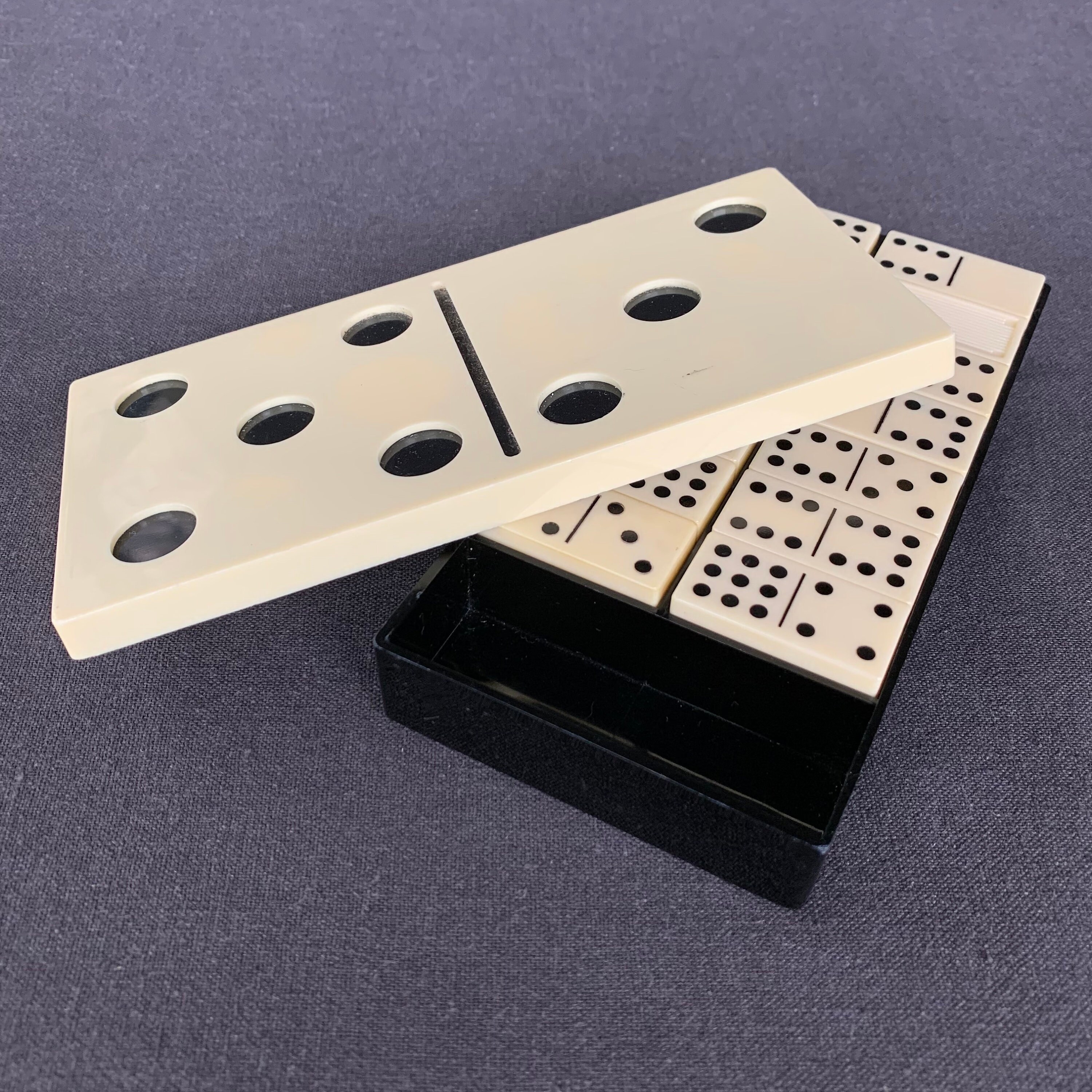 Vintage Double 9 Dominoes Set in Plastic Domino Box. Retro - Etsy