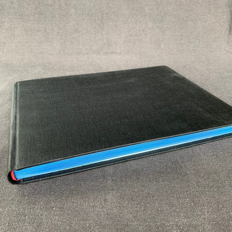 Vintage Large Blank Record Book for Collage Journaling. Retro ...