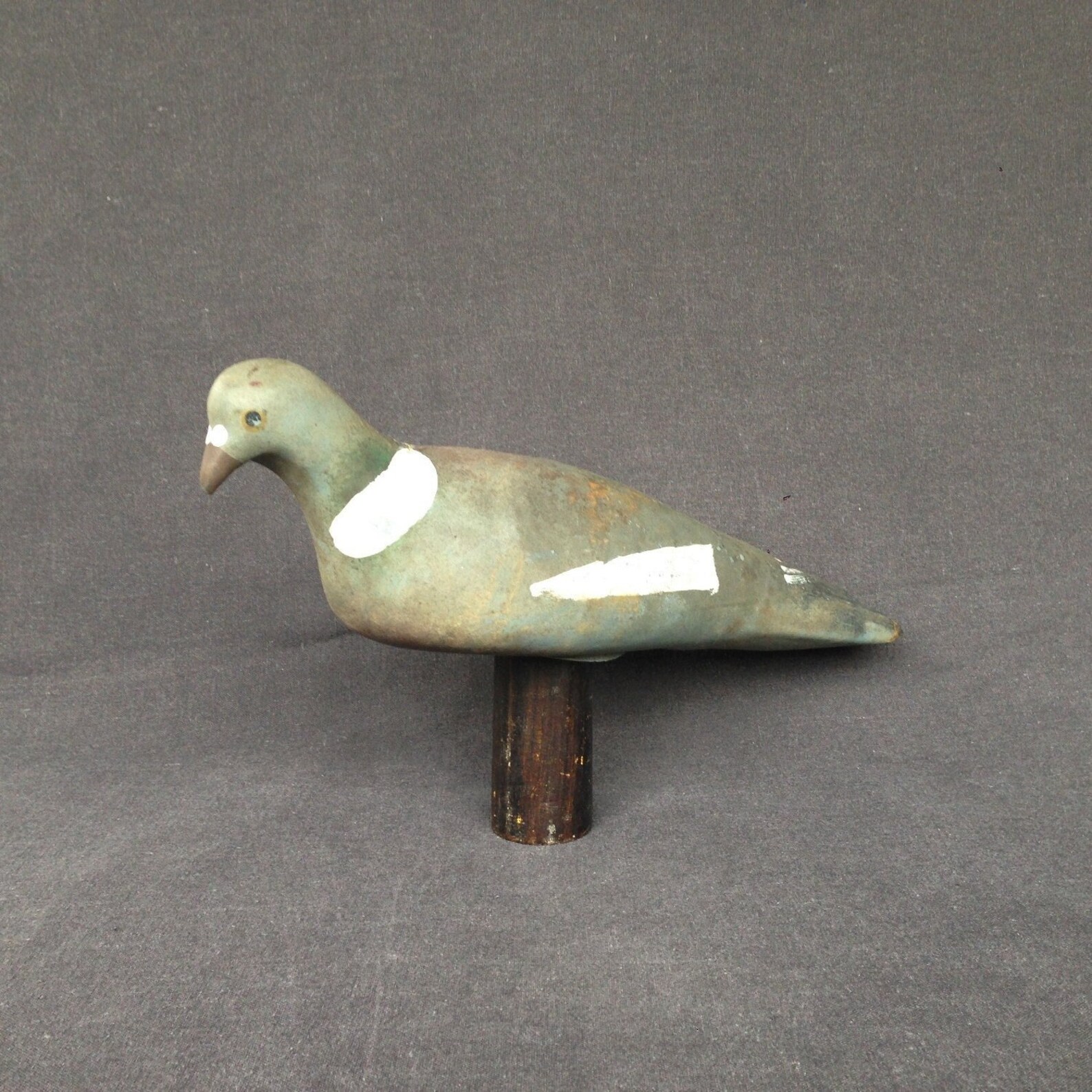 Antique Pigeon Rubber Decoy Figurine. Collectible Bird Replica - Etsy