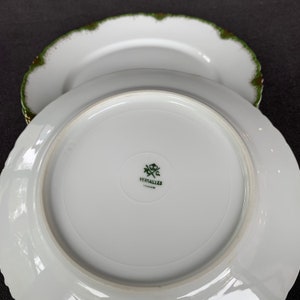 Vintage Rosenthal Dessert Plates Set of 4. Versailles Bavaria Green and ...