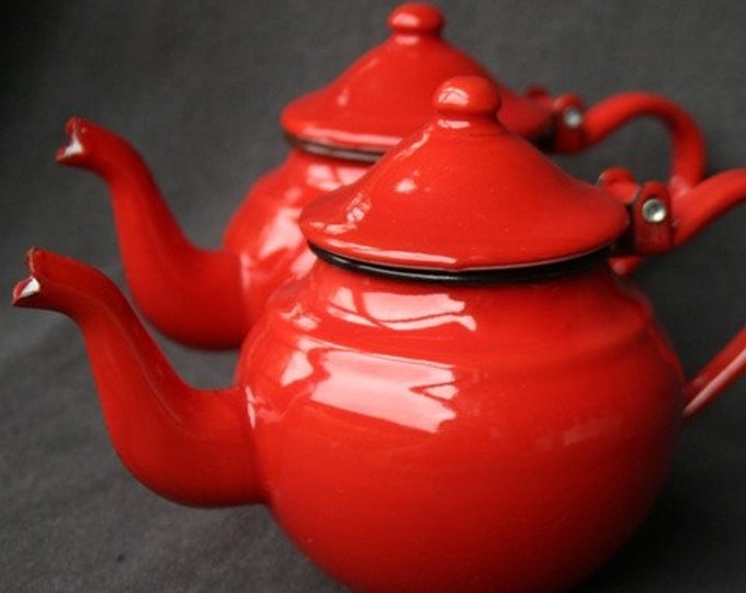 The Cute Little Red Teapot - Etsy
