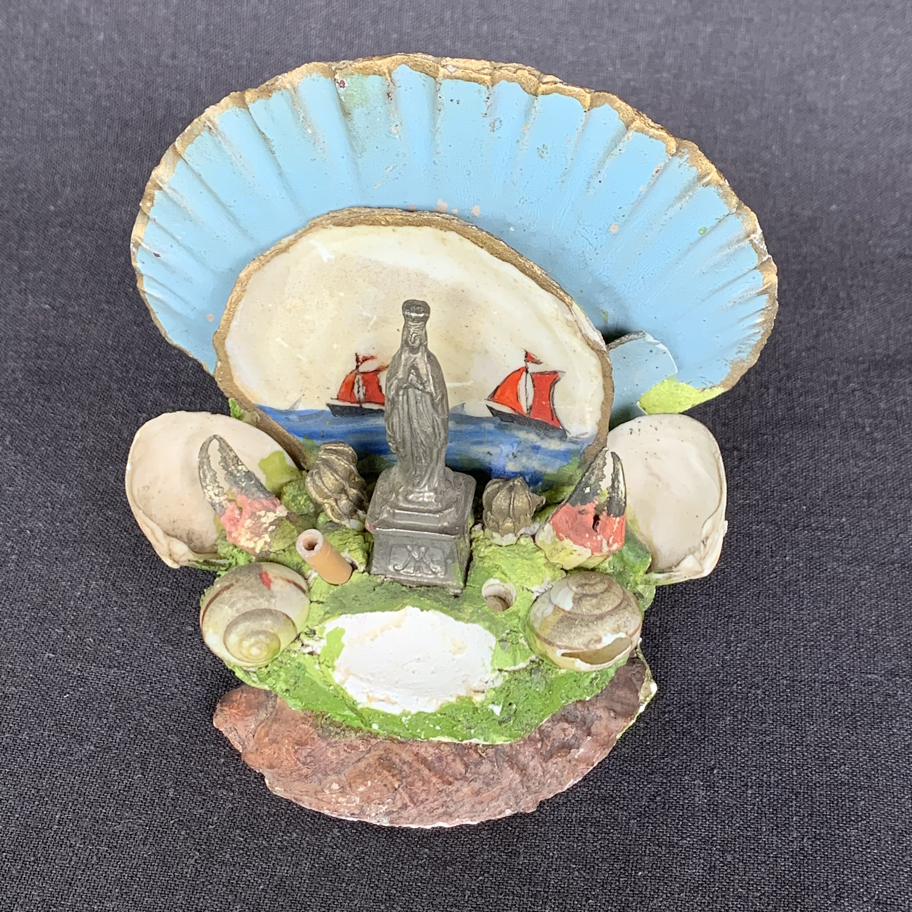 Vintage Kitsch Collectibles Seashells Art Travel Souvenir. - Etsy