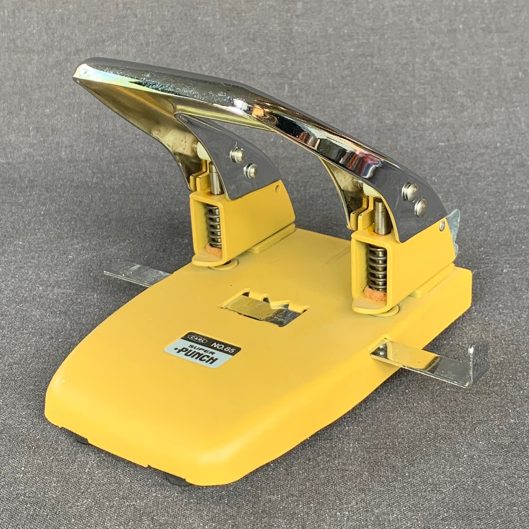 Retro 1980s Hole Super Punch. Vintage Mid Century Mod Office Supply ...