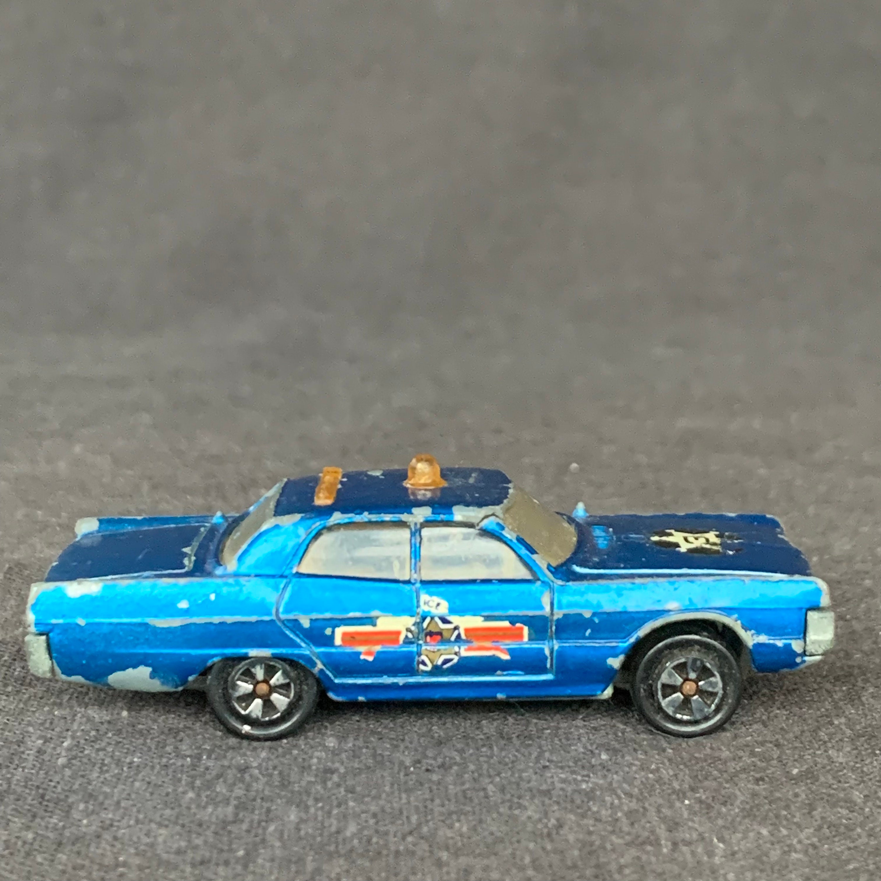 Vintage Majorette Plymouth Fury Police Car. Retro Childhood Collectible ...