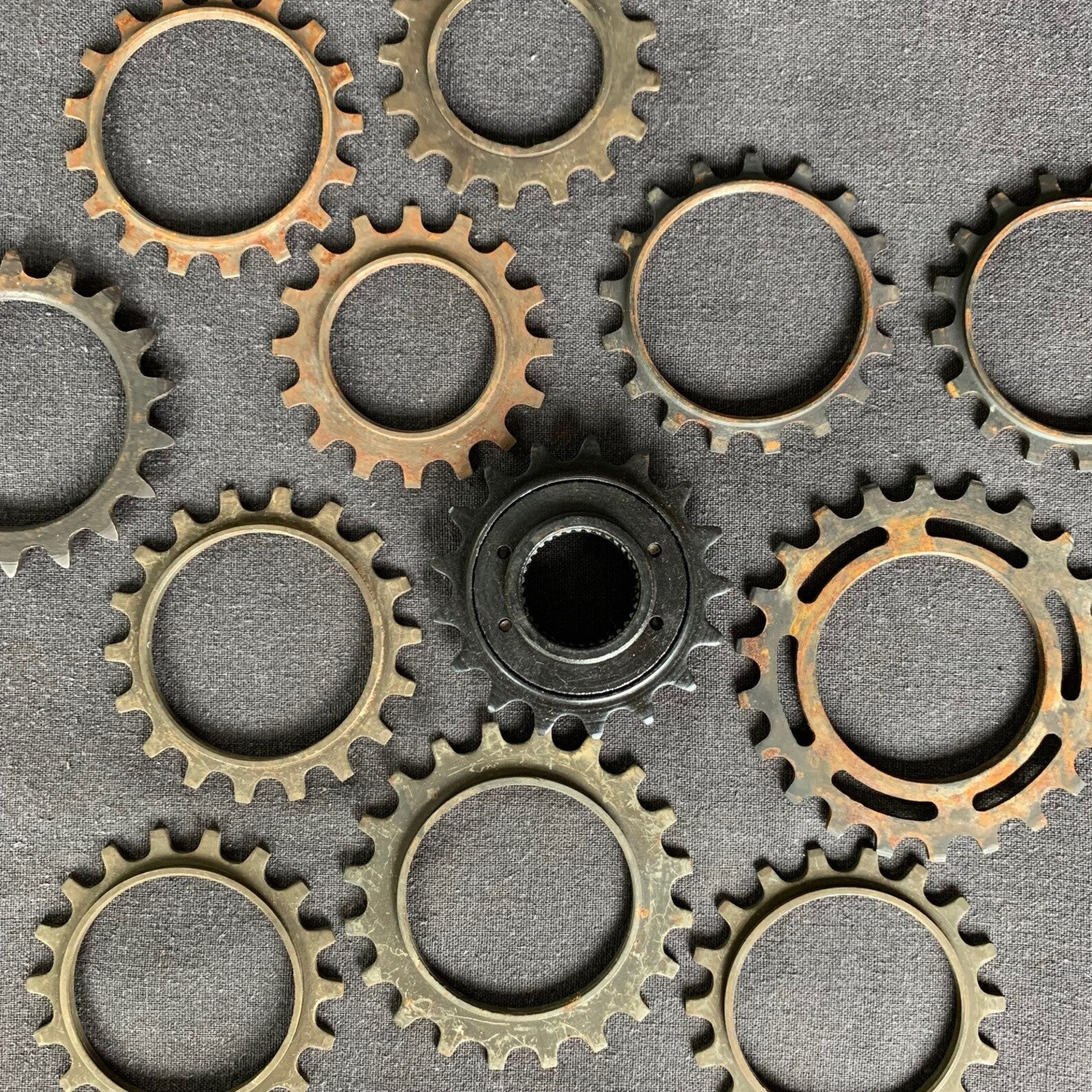 Antique Bike Gears Mechanism Spare Parts Instant Collection. Rescued ...
