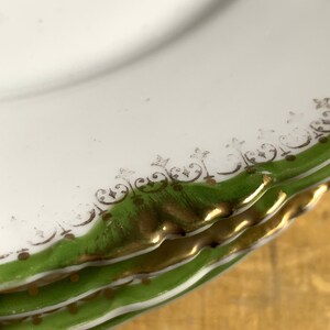 Vintage Rosenthal Dessert Plates Set of 4. Versailles Bavaria Green and ...