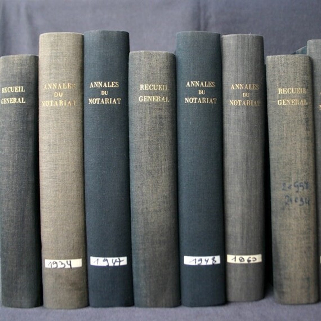 Antique Rescued Notarial Records Book. Vintage Album Binding to Upcycle ...