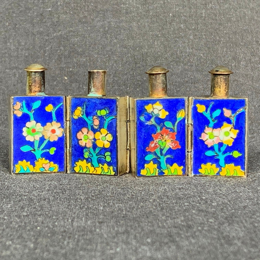 Antique Persian Perfume Articulated Vials Series. Precious - Etsy