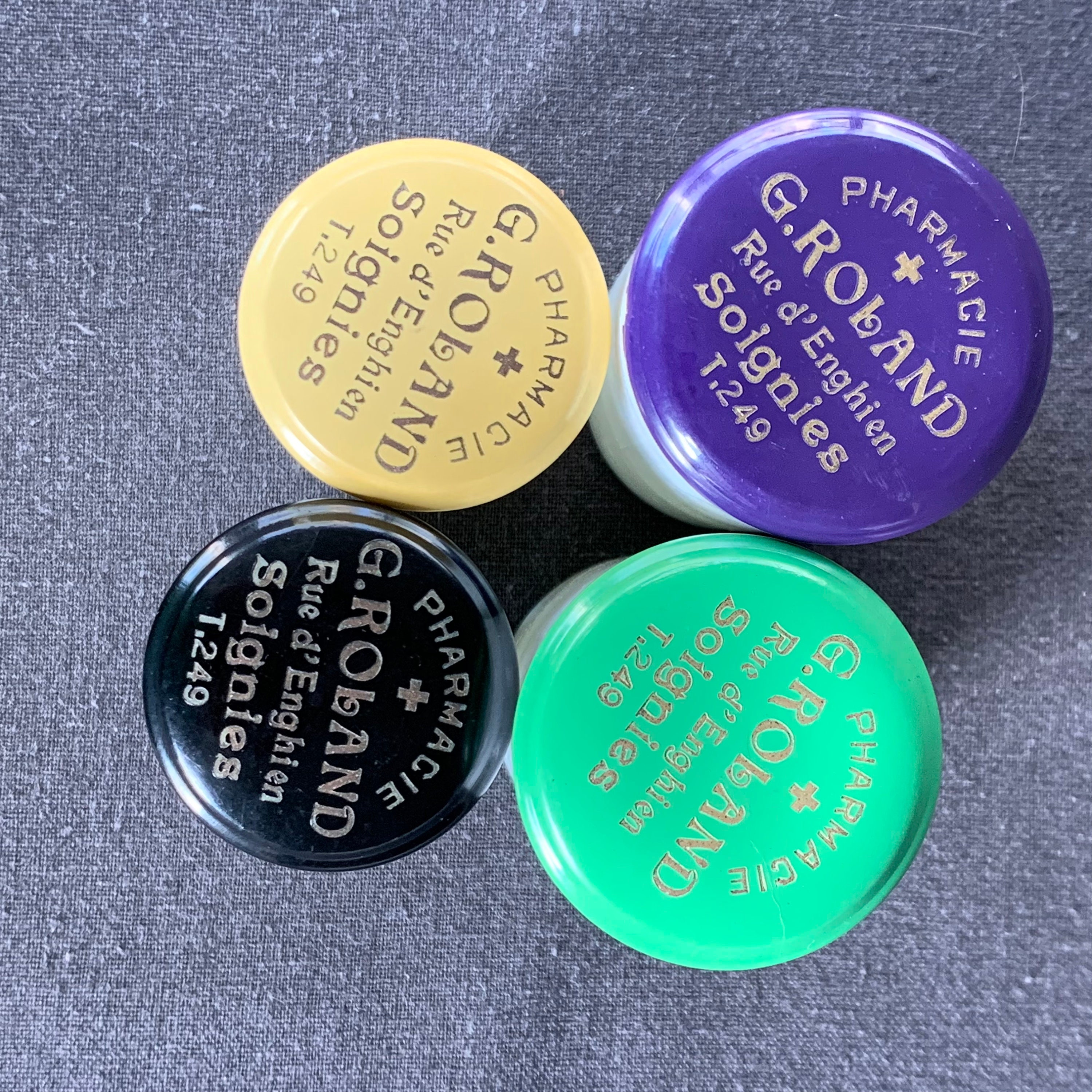 Vintage Pharmacy Porcelain Containers. Laboratory Scientist Set of 4 ...