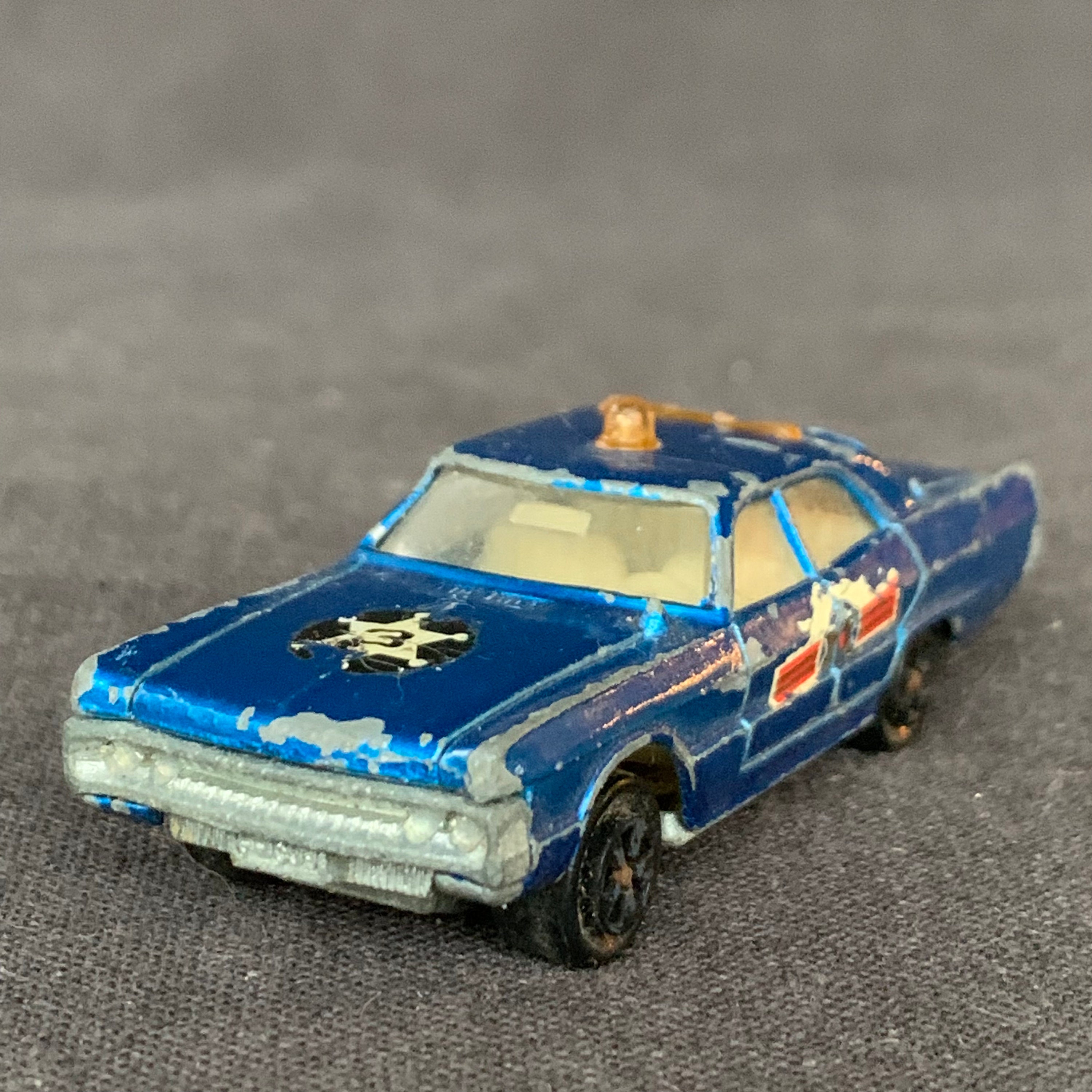 Vintage Majorette Plymouth Fury Police Car. Retro Childhood Collectible ...