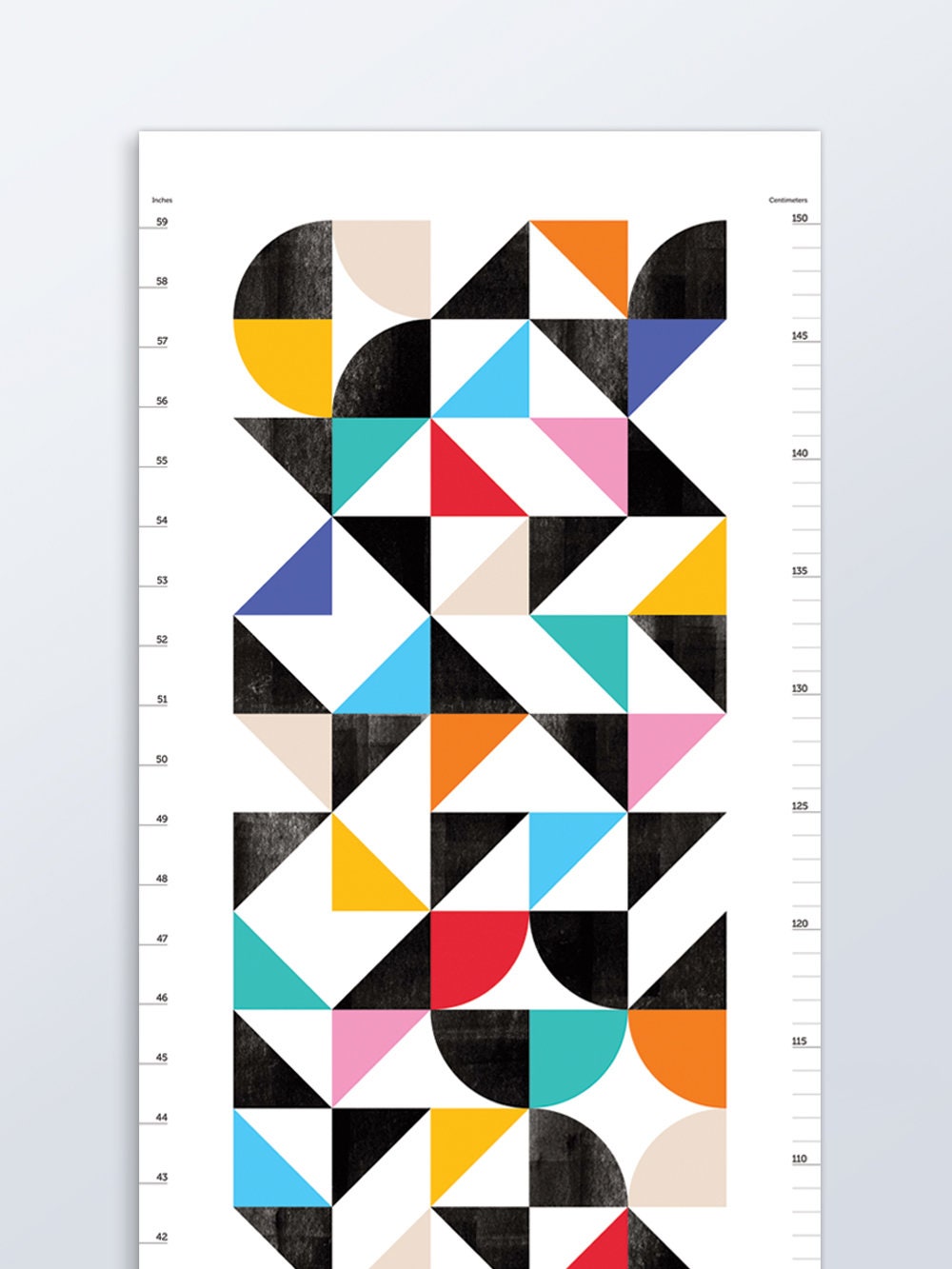 Modern Height Chart / Growth Chart Aka Organised Confusion. Cool ...