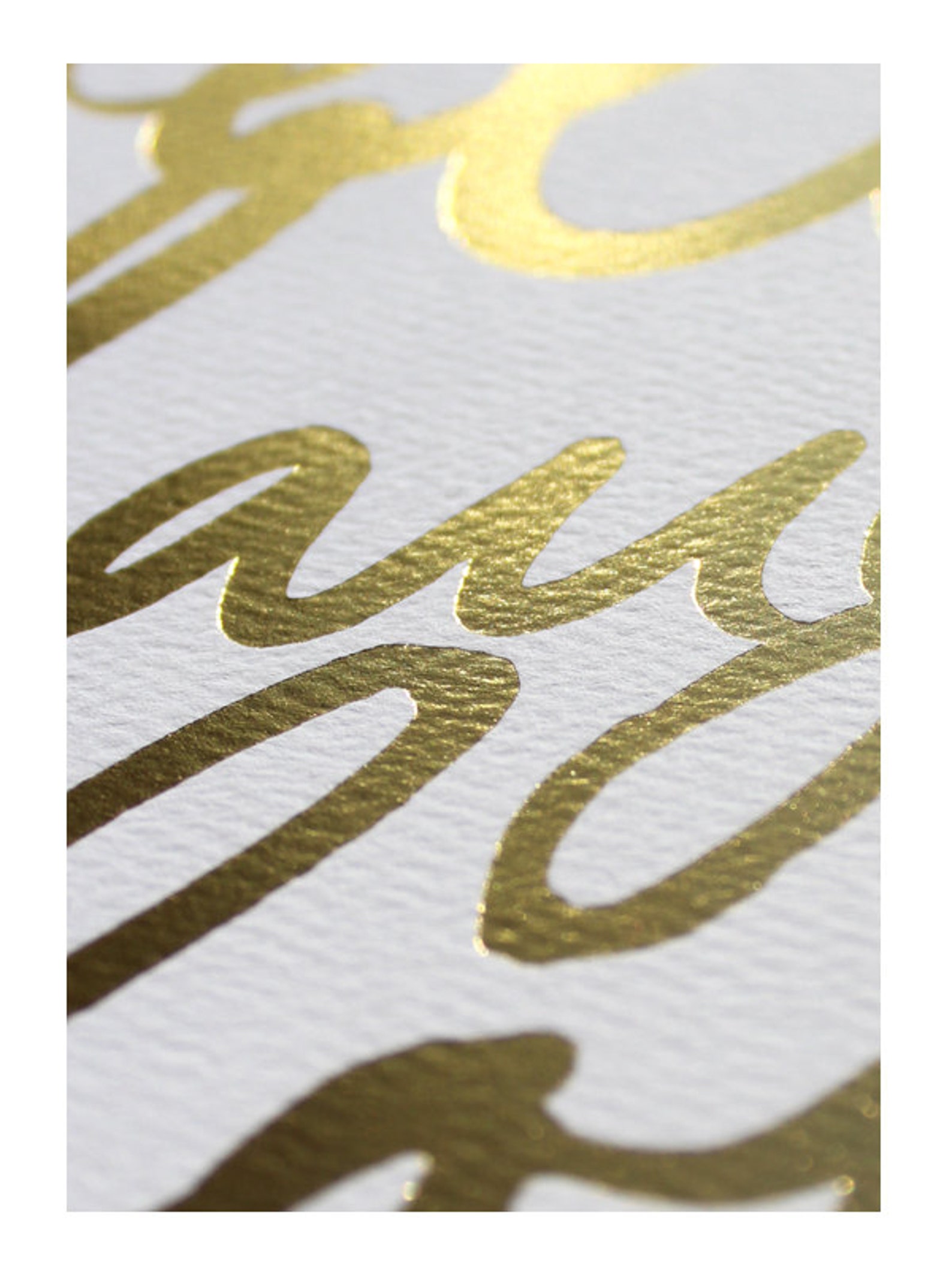 Live Laugh Love - Gold Foil Print. Modern Typographic Print. Gold Quote ...