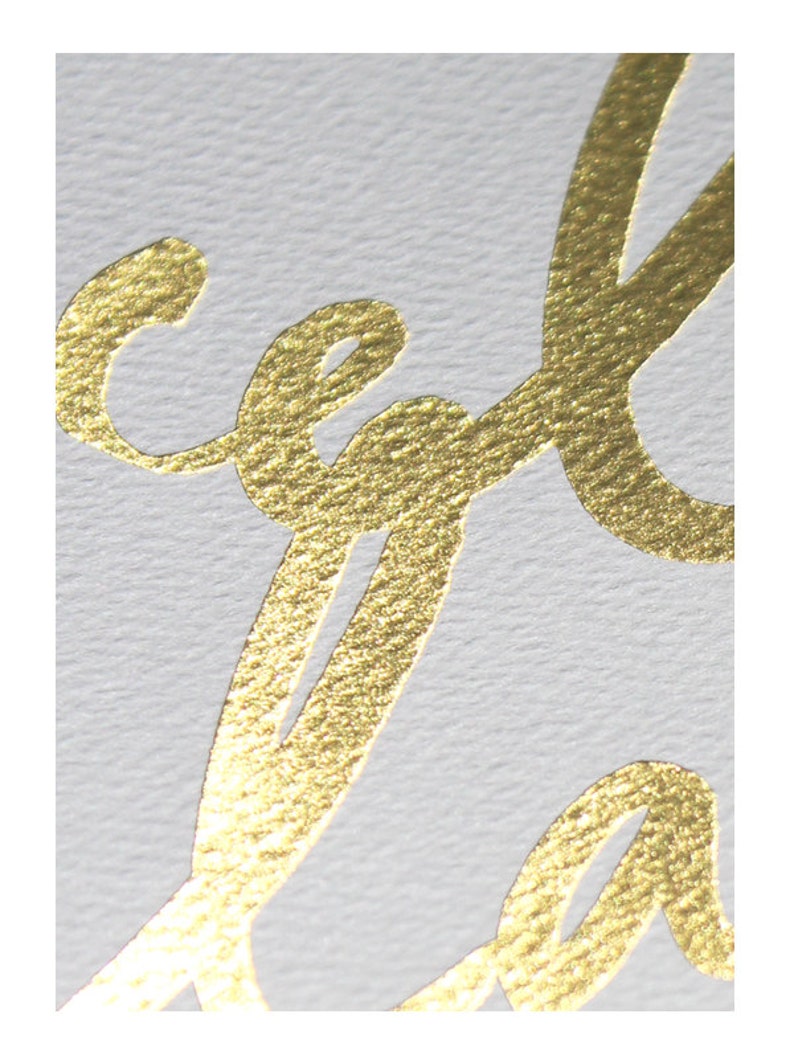 Live Laugh Love Gold Foil Print. Modern Typographic Print. - Etsy