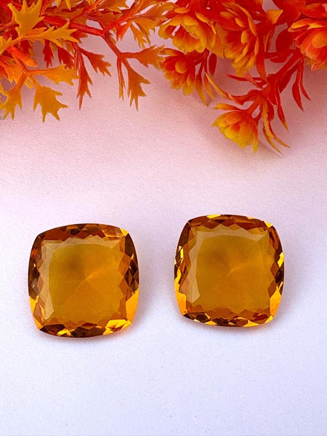Golden Hydro Gemstone Cushion Cut 22mm (digital Photograph) - Etsy