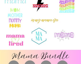 Mama - Instant Digital Download - Svg, Png, Dxf, and Eps Files Included ...