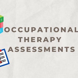 Occupational Therapy Assessments - Etsy