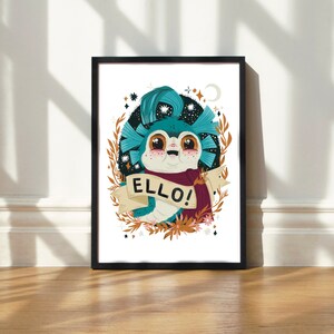 A3 Art Print | Ello Labyrinth Worm Wall Art | Hand Lettered Labyrinth ...