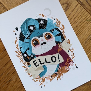 Art Print | Ello Labyrinth Worm Wall Art | Hand Lettered Labyrinth ...