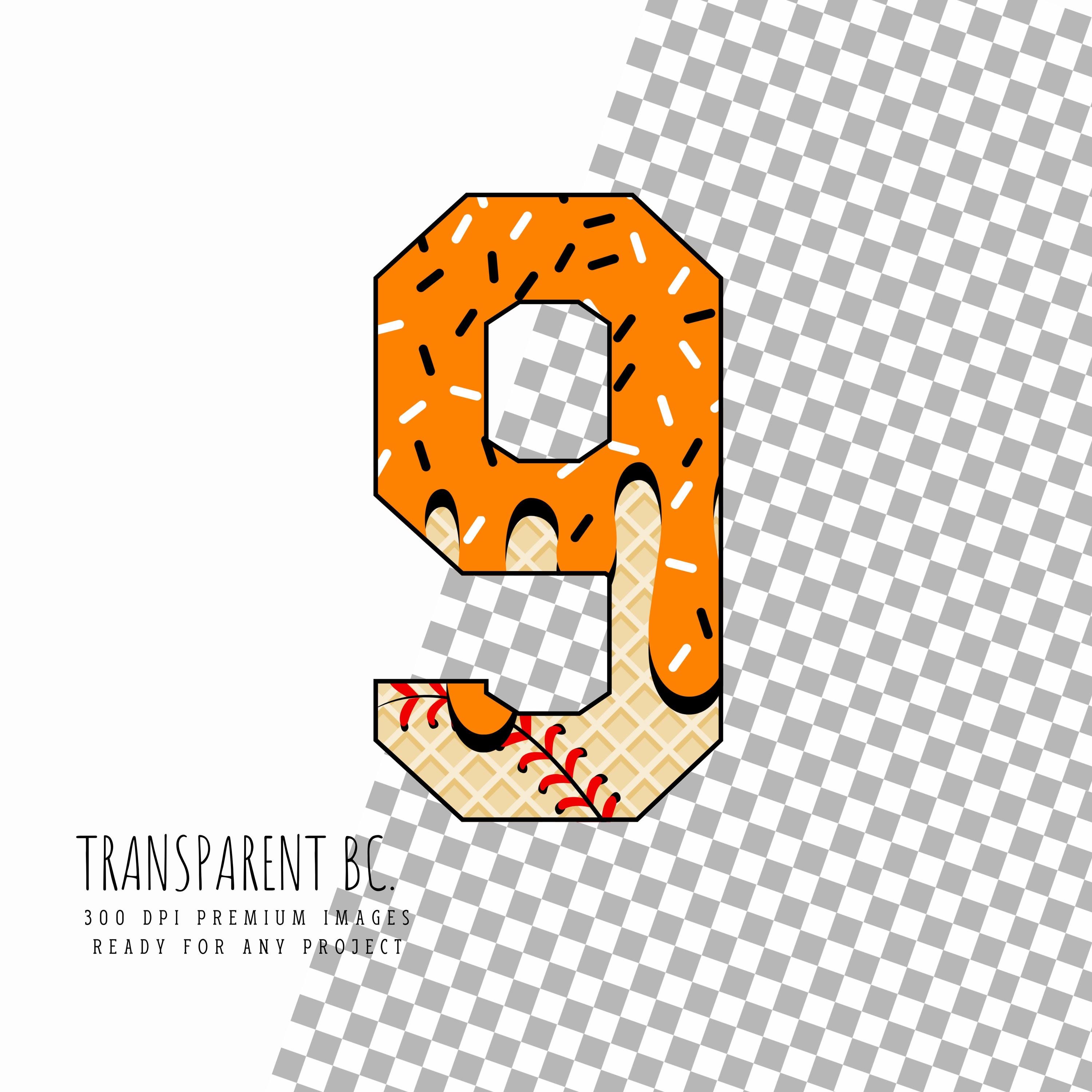 Dripping Numbers|sprinkles Ice Cream Numbers|homeplate Png|dripping ...