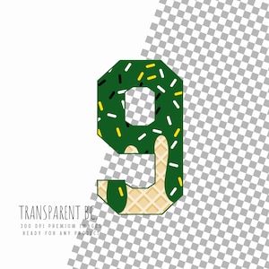 Dripping Numbers|sprinkles Ice Cream Numbers|homeplate Png|dripping ...