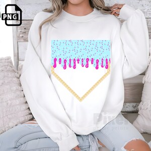 Jersey Dripping Numbers|sprinkles Ice Cream Numbers|homeplate Png ...