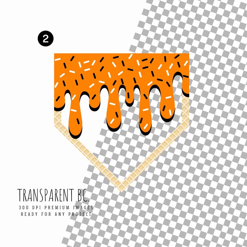 Dripping Numbers|sprinkles Ice Cream Numbers|homeplate Png|dripping ...