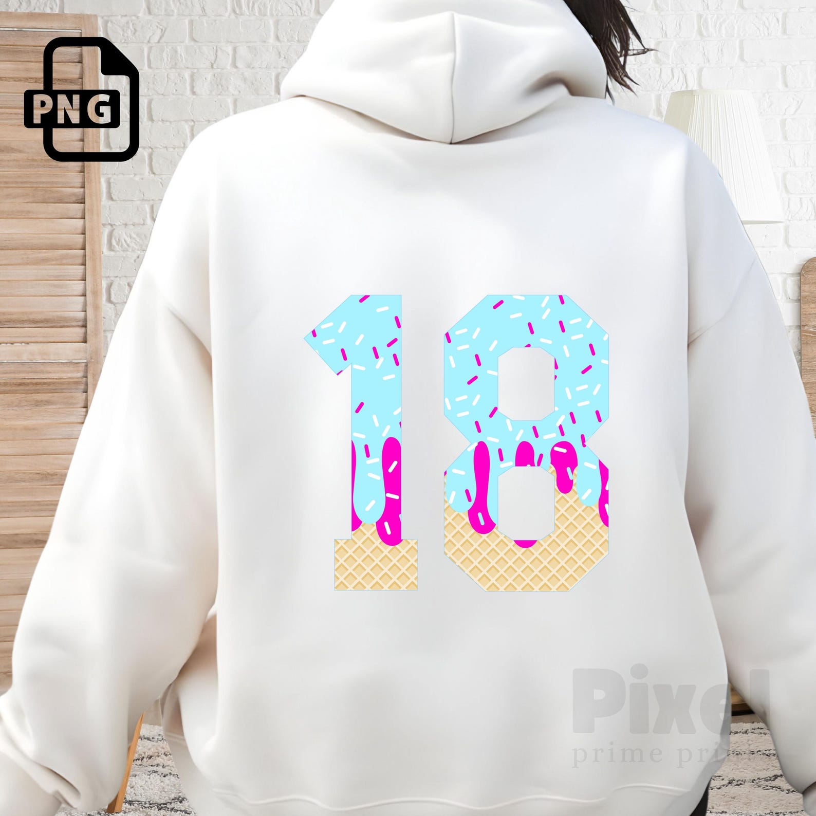 Jersey Dripping Numbers|sprinkles Ice Cream Numbers|homeplate Png ...