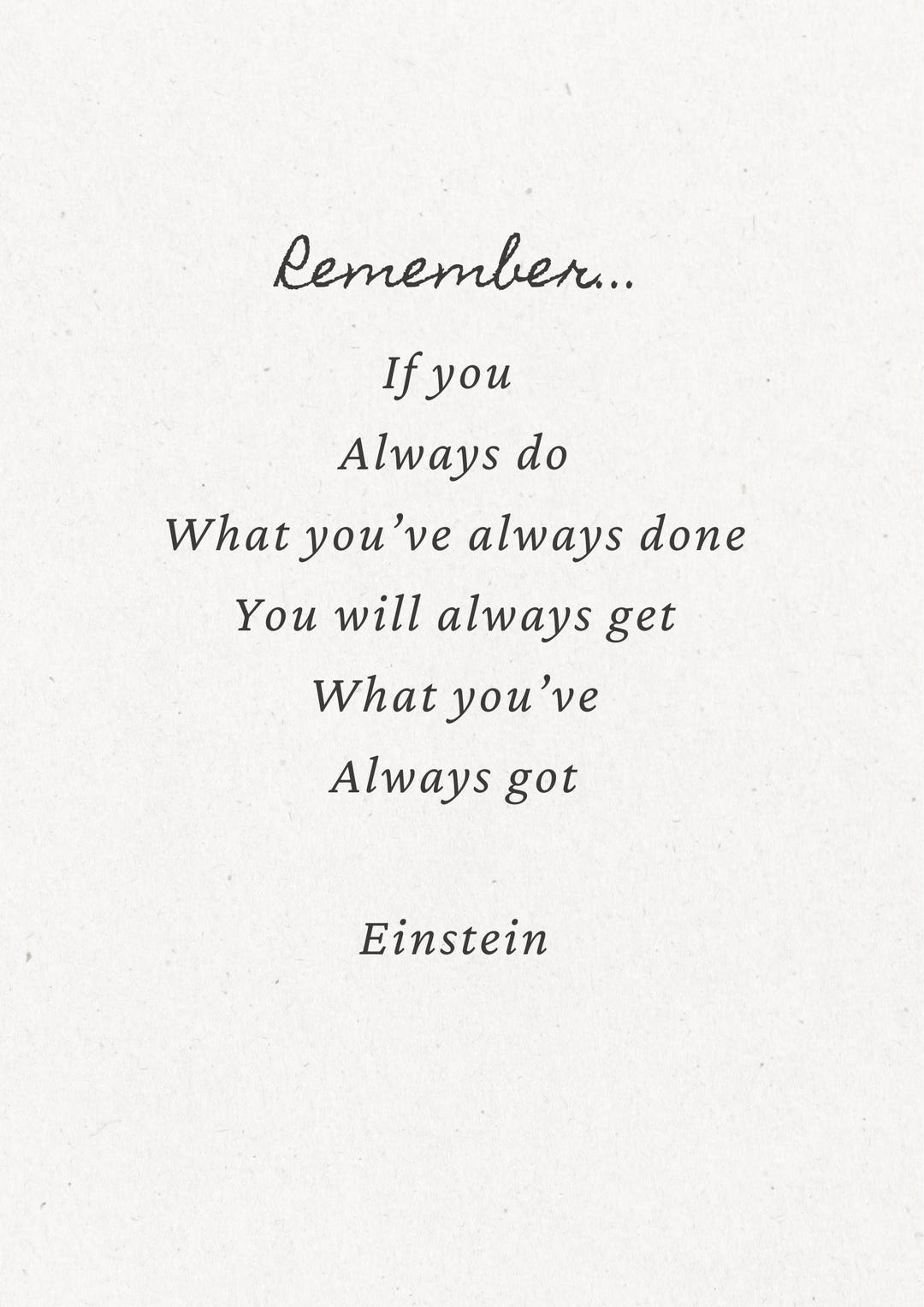 Einstein Quote Wall Art Print, Printable Poster - Etsy