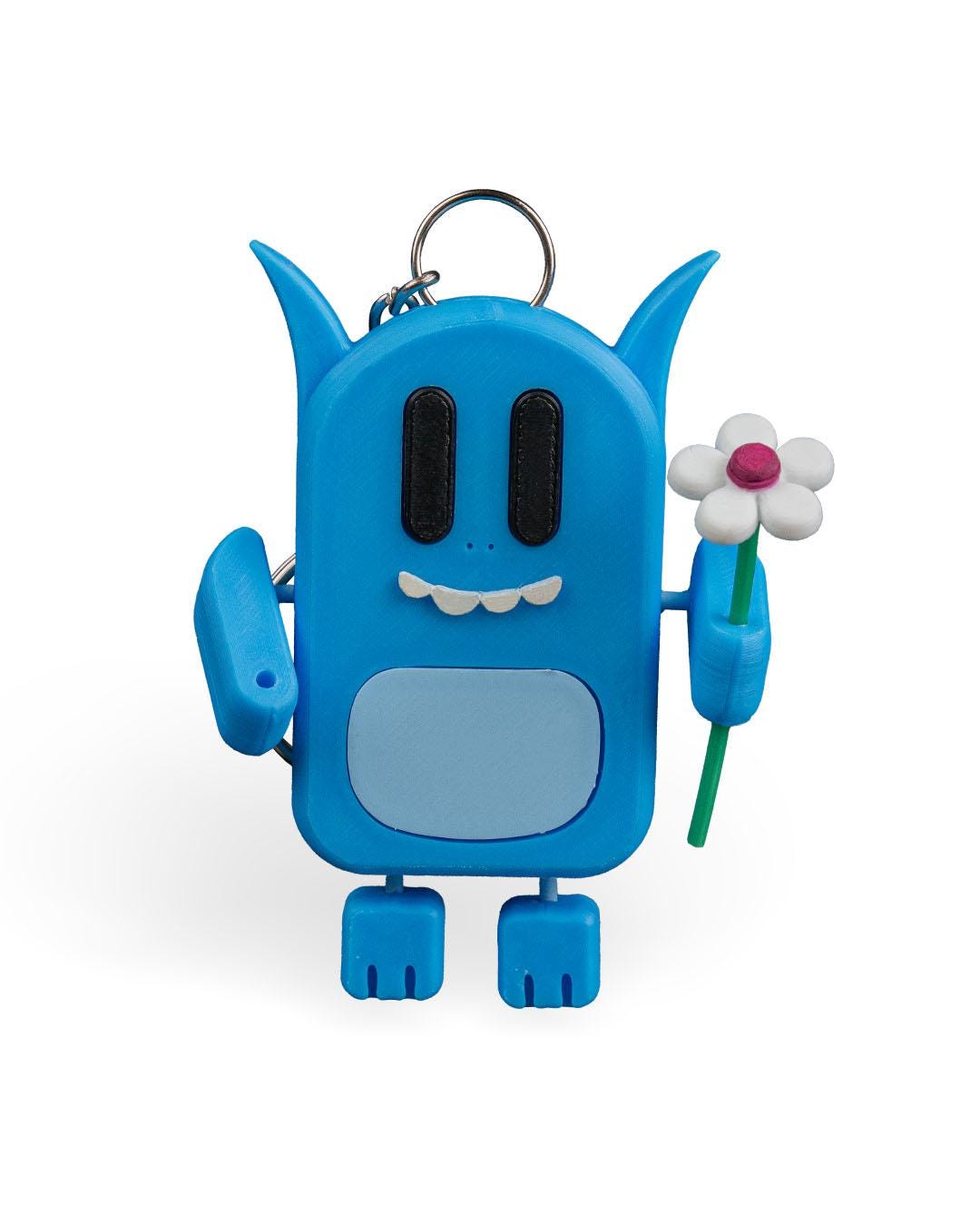 Keychain Monster - Giggle Beast - Etsy